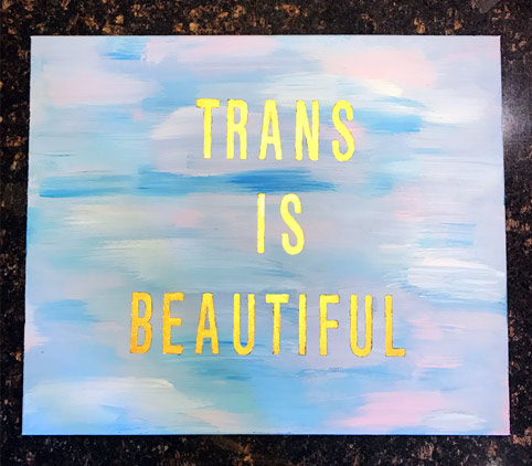 Support Through Art: A Trans Painter Gives Back | Point of Pride